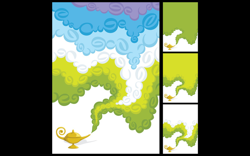 Magic Smoke - Illustration #145402 - TemplateMonster
