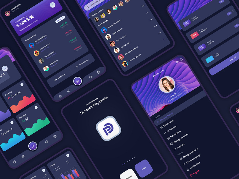 Dynamic Payments UI Kit #123339 - TemplateMonster
