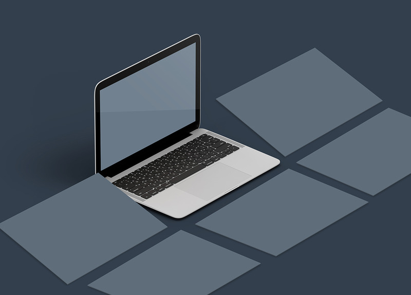 Isometric Website Screens 6.0 product mockup