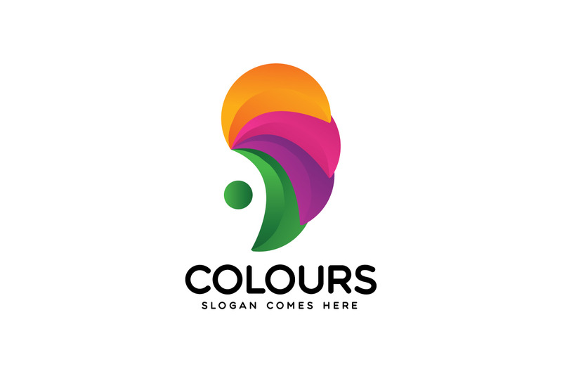 Colours Logo Template #147125 - TemplateMonster