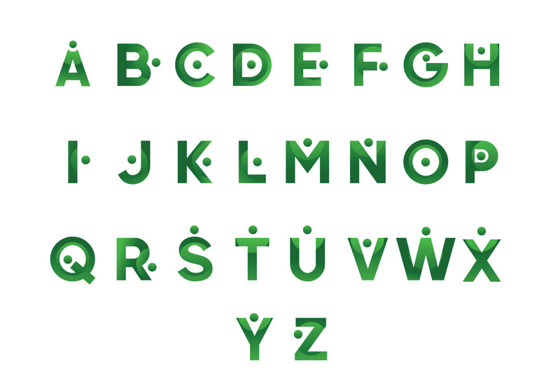 Alphabets Logo Template #147126 - TemplateMonster