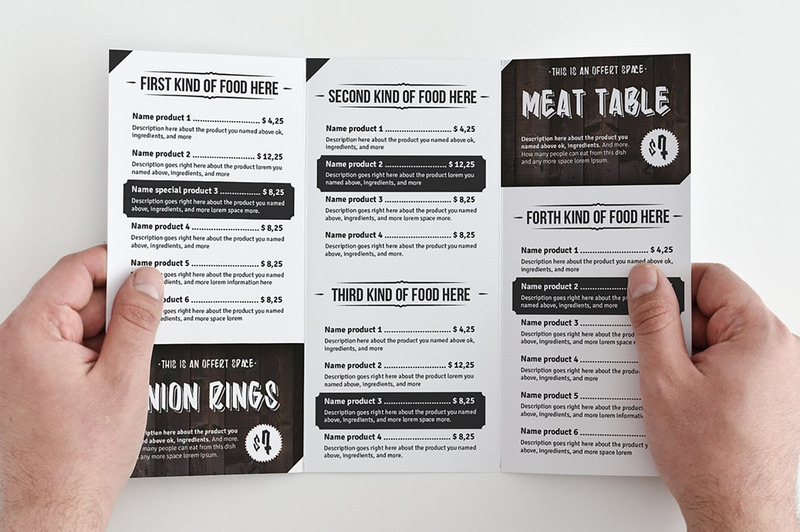 Elegant Food Menu 4 - Corporate Identity Template