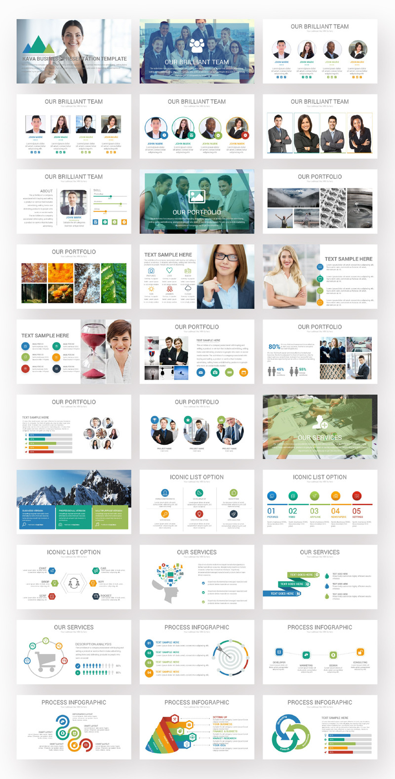 Business Presentation PowerPoint template - TemplateMonster