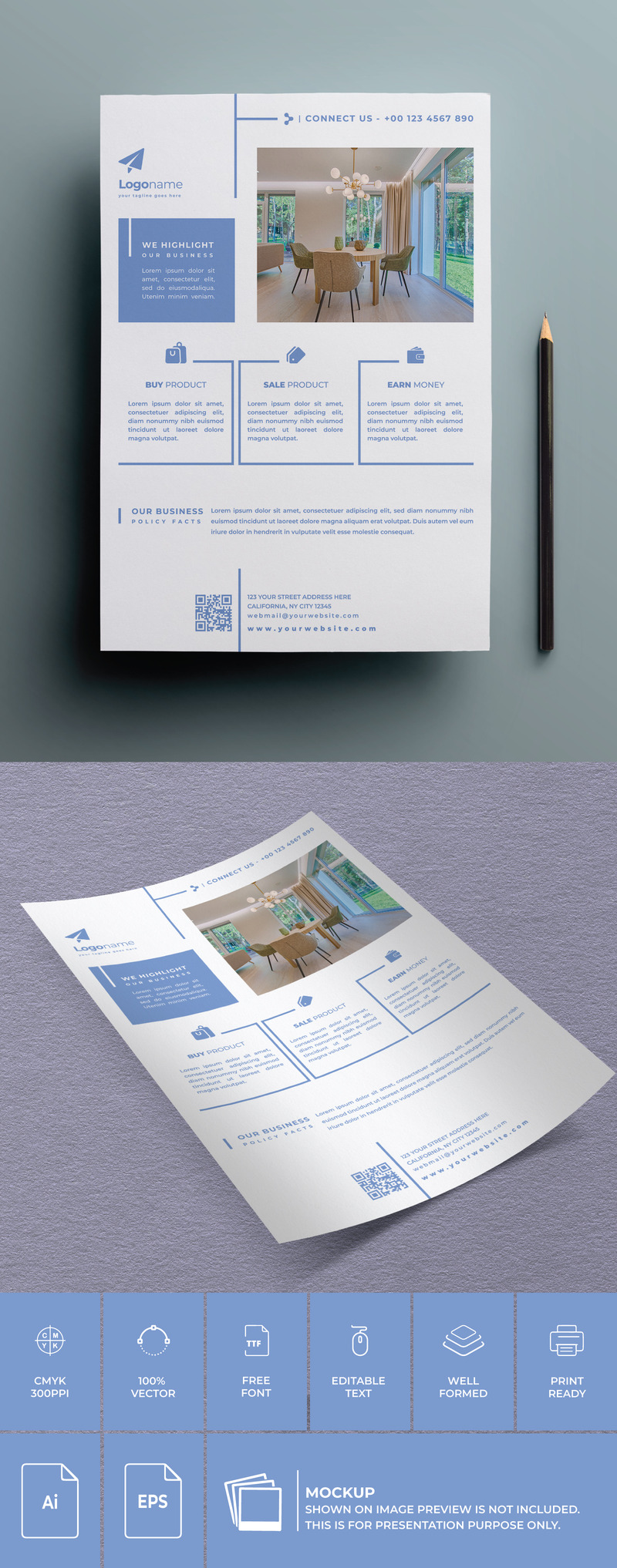 Classic Promotional Business Corporate Flyer