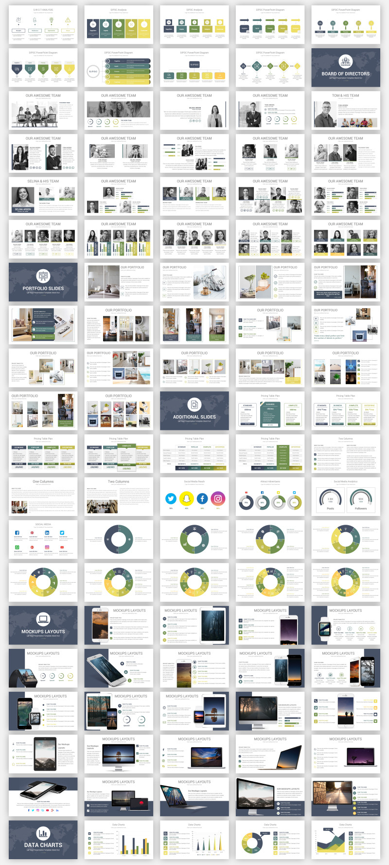 Power Edge PowerPoint Presentation Template - TemplateMonster