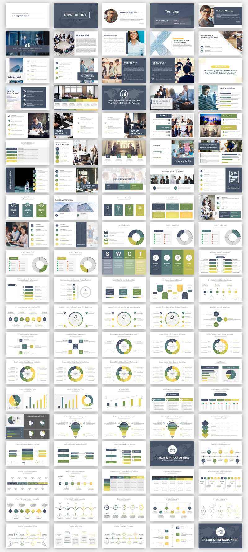 Power Edge PowerPoint Presentation Template - TemplateMonster
