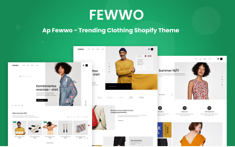 Ap Fewwo - Trending Clothing Shopify Theme - TemplateMonster