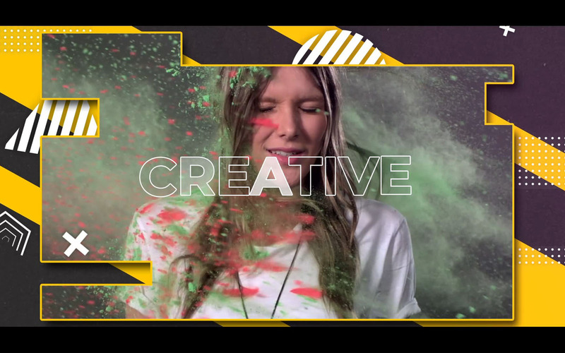 Creative Dynamic Slideshow Motion Graphics Template