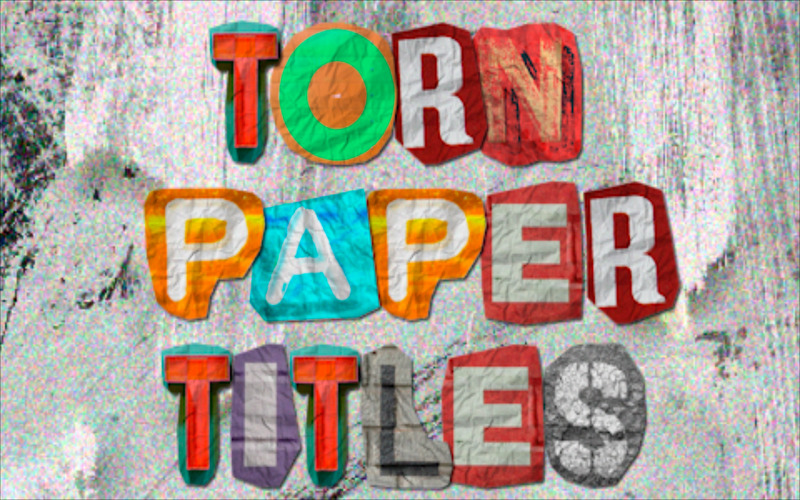Pack Of Torn Paper Alphabet On Alpha - TemplateMonster
