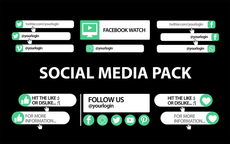 Social Media Pack Motion Graphics Template - TemplateMonster