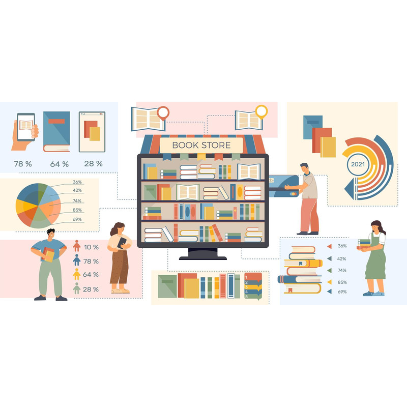 Book Infographic Flat 201260211 Vector Illustration Concept