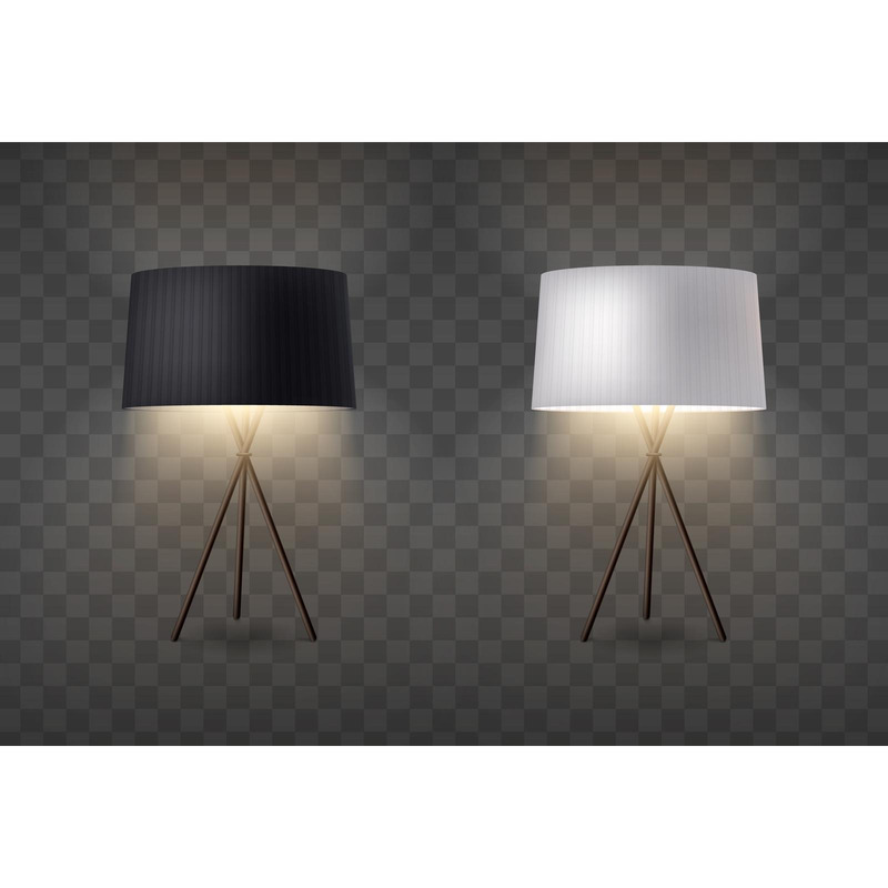 Lamp Realistic Vector Illustration Concept - TemplateMonster