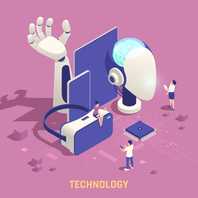 Stem Education Isometric Vector Illustration Concept