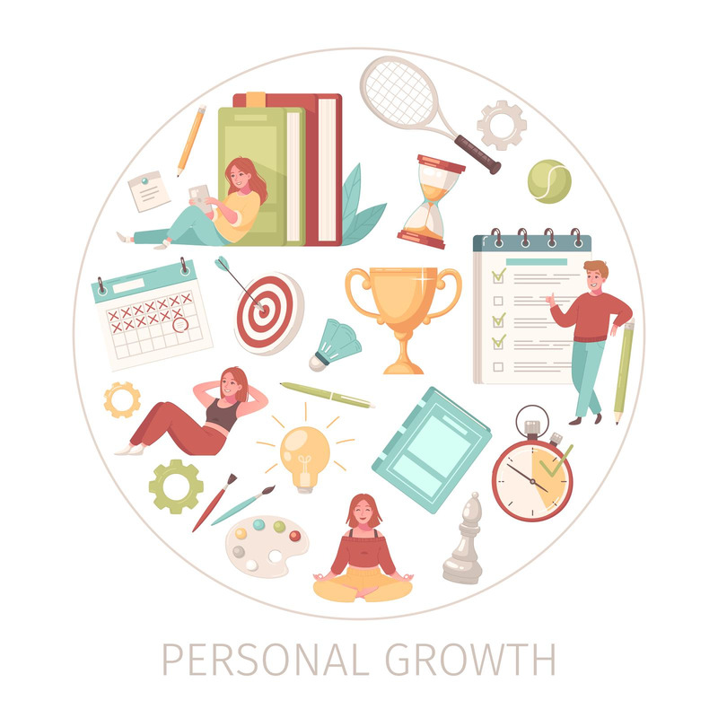 Personal Growth Self Development 210120306 Vector Illustration Concept