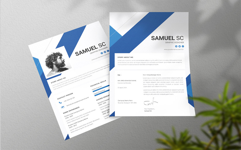 Samuel SC - CV Resume Template #192813 - TemplateMonster