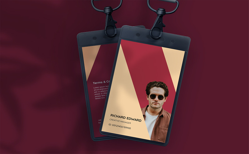 Richard Edward - ID Card Template #207417 - TemplateMonster