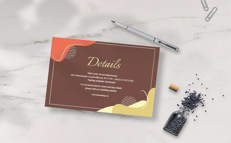 Calvin Wedding Set - Invitation #202826 - TemplateMonster