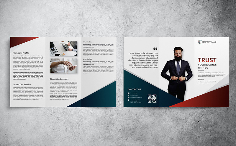 Trust - Trifold Brochure Template #181840 - TemplateMonster