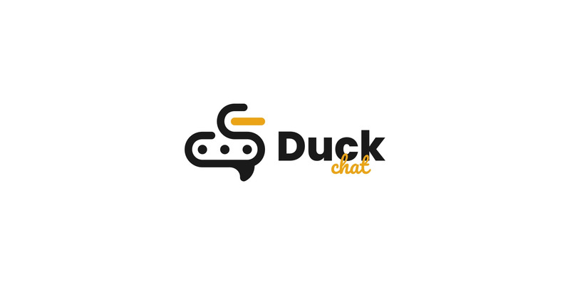 Duck Chat Line Art Logo Style #273307 - TemplateMonster