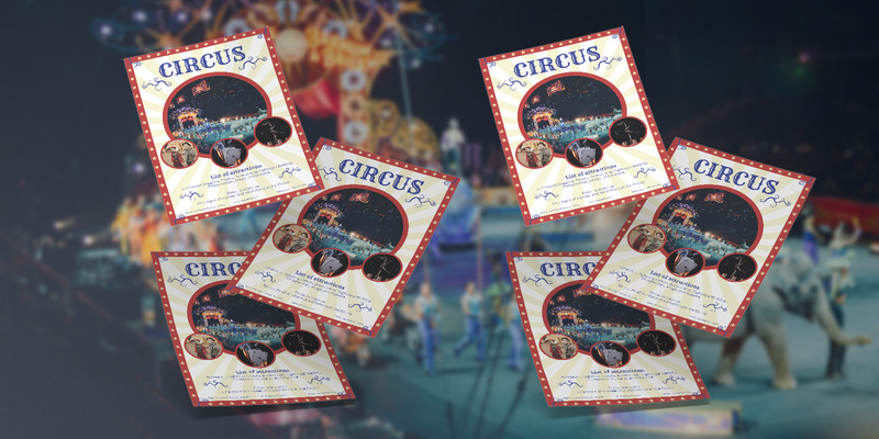 Circus Flyer Template Design #312853 - TemplateMonster
