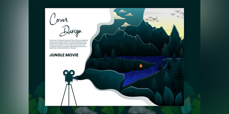 Cover Design - Jungle Movie #275013 - TemplateMonster