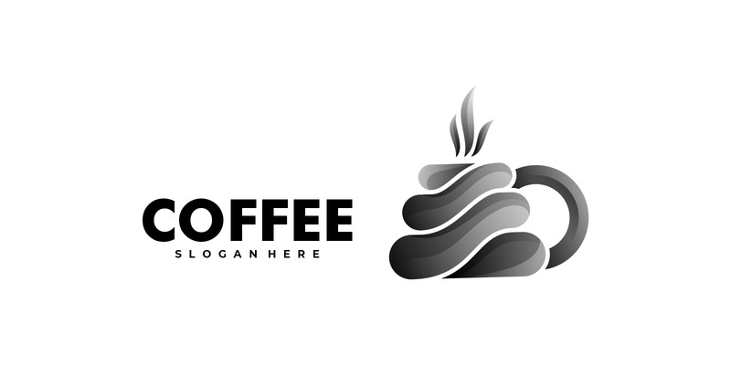 Coffee Gradient Logo Template #207698 - TemplateMonster