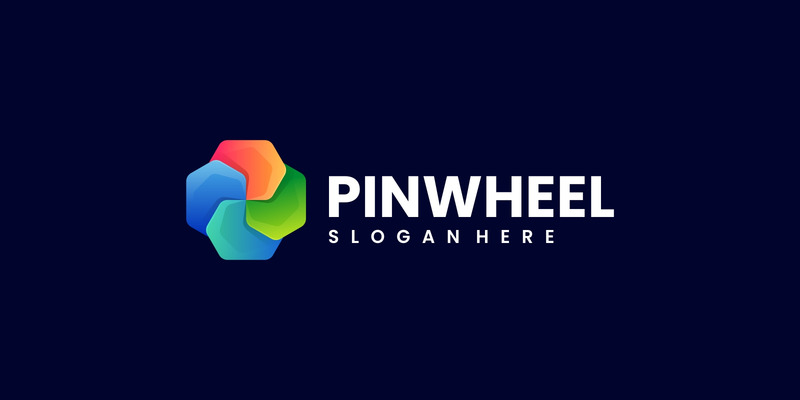 Pinwheel Colorful Logo Style #232919 - TemplateMonster