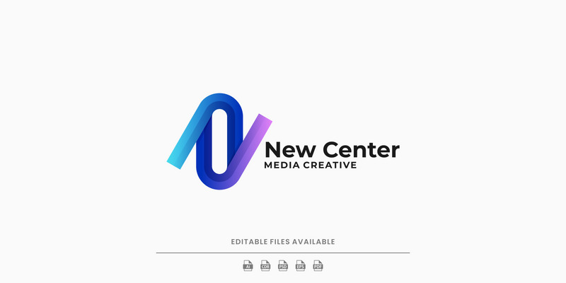 Abstract Media Gradient Logo #255686 - TemplateMonster