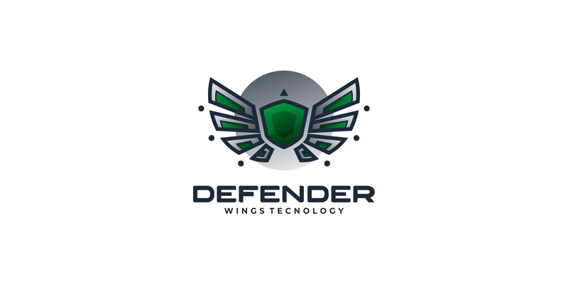 Defender Simple Logo Template #226722 - TemplateMonster