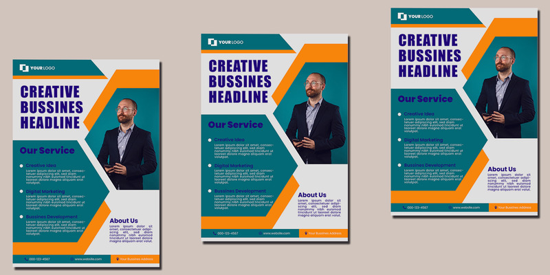 Business Flyer Template Design 3 #301661 - TemplateMonster