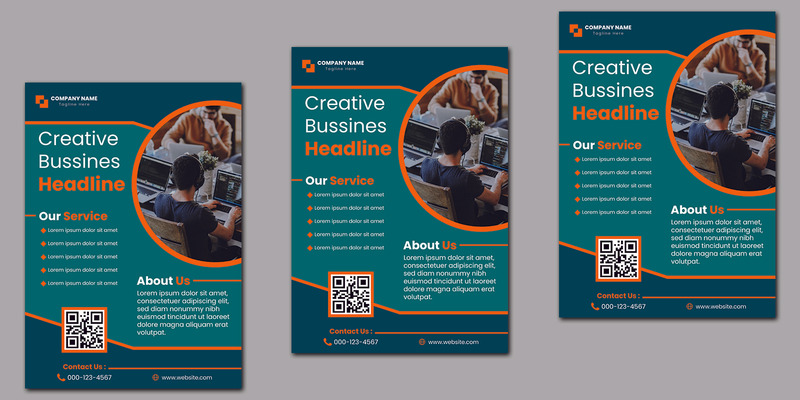 Business Flyer Template Design 2 #301121 - TemplateMonster