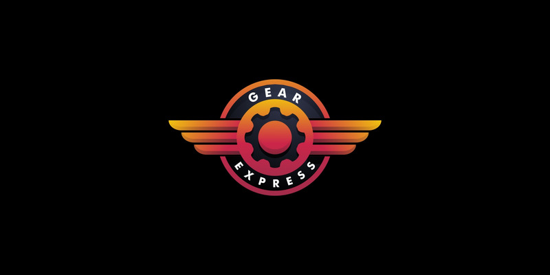 Gear Express Gradient Logo #316132 - TemplateMonster