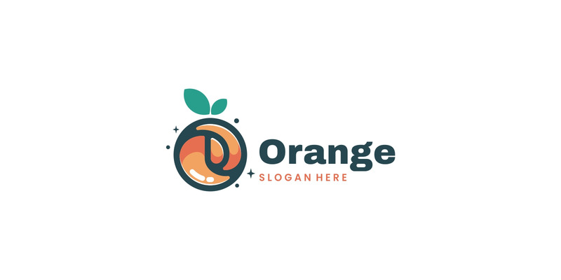 Orange Simple Logo Template #248991 - TemplateMonster