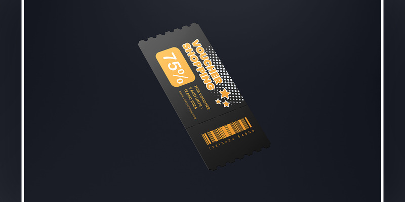 Bundle Voucher Mockup Template #396552 - TemplateMonster