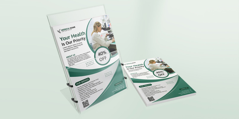 Medical Healthy Flyer Template #312855 - TemplateMonster