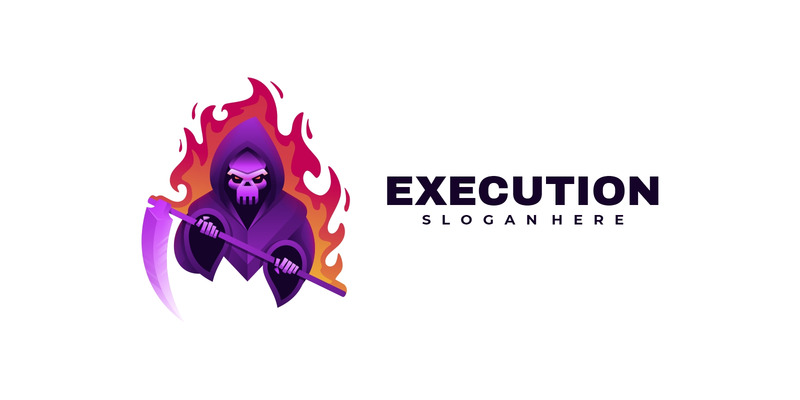 Execution Gradient Logo Template #203081 - TemplateMonster