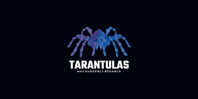 Tarantula Gradient Logo Template #187279 - TemplateMonster