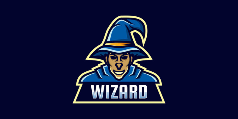 Wizard E-Sports and Sports Logo Style - TemplateMonster
