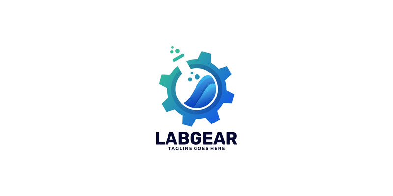 Lab Gear Gradient Logo Templatee #189976 - TemplateMonster