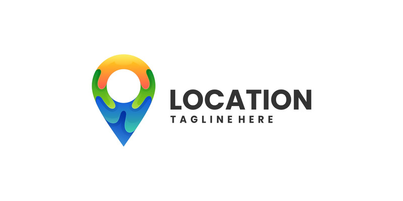 Location Colorful Logo Style #240827 - TemplateMonster