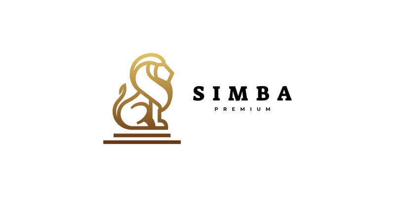 Simba Line Luxury Logo Style #206279 - TemplateMonster
