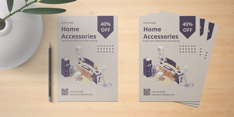 Home Accessories Flyer Template #311779 - TemplateMonster