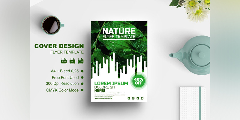 Nature Cover Flyer Template #277577 - TemplateMonster