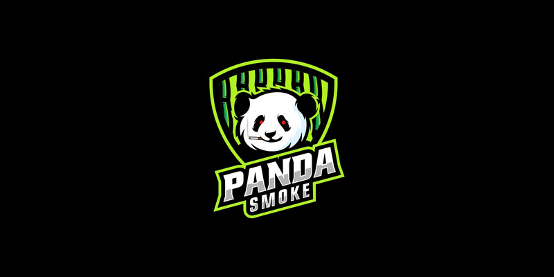 Panda Smoke Sport and E Sports Logo #224597 - TemplateMonster