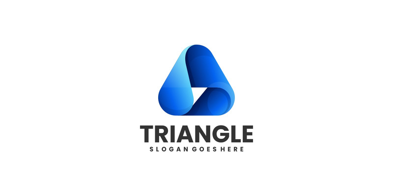 Triangle Gradient Color Logo #249027 - TemplateMonster