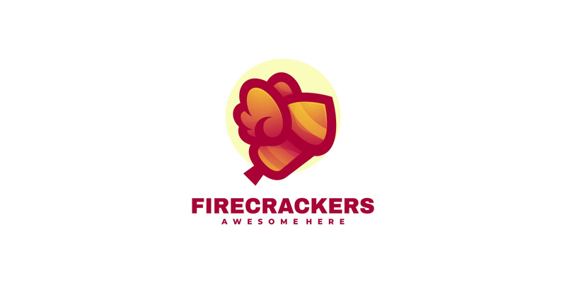 Firecrackers Simple Logo Style #224752 - TemplateMonster