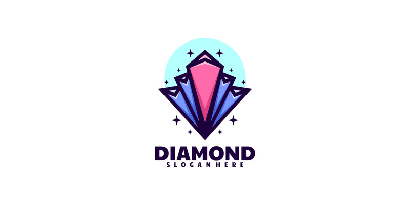 Diamond Simple Logo Template #270705 - TemplateMonster