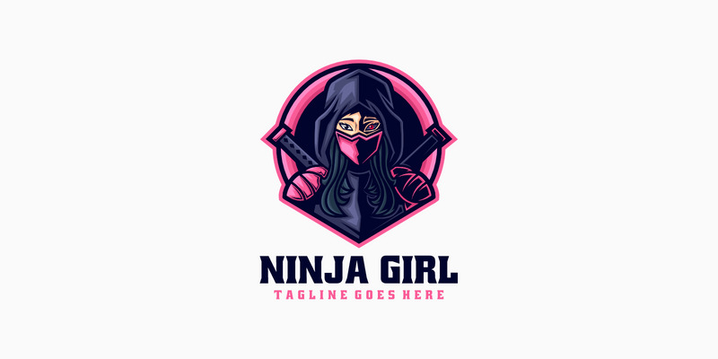 Ninja Girl Logo