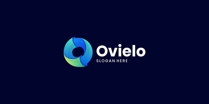 Letter O Color Gradient Logo #249086 - TemplateMonster