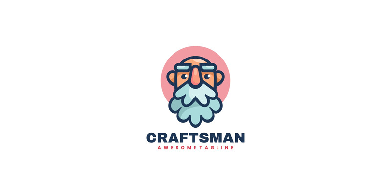 Craftsman Simple Logo Style #305569 - TemplateMonster